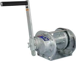 Rotating winch equipped with a galvanized (zinc hot dip galvanizings ...